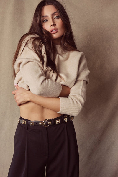 The Studded Collection | Women's Designer Belts by Linea Pelle Collection